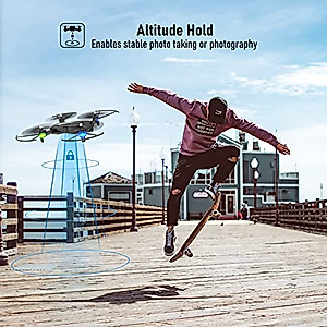 FERIETELF T26 Drones for Adults - 1080P HD RC Drone, Fpv Drone with Camera, With WiFi Live Video, Altitude Hold, Headless Mode, 3D Flip, Gravity Sensor, One Key Take Off/Landing for Kids or Beginners