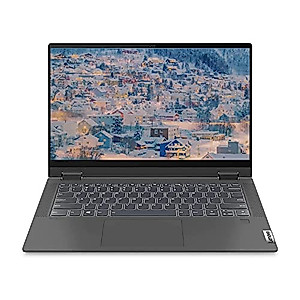 Lenovo IdeaPad Flex 5 14" FHD Touchscreen, Fingerprint Reader, Intel Core i5-1035G1 up to 1GHz, 6cores, 8GB DDR4 RAM, 512GB SSD, Webcam, Bluetooth, HDMI, Win 10, EAT 64GB SD Card, Graphite Grey