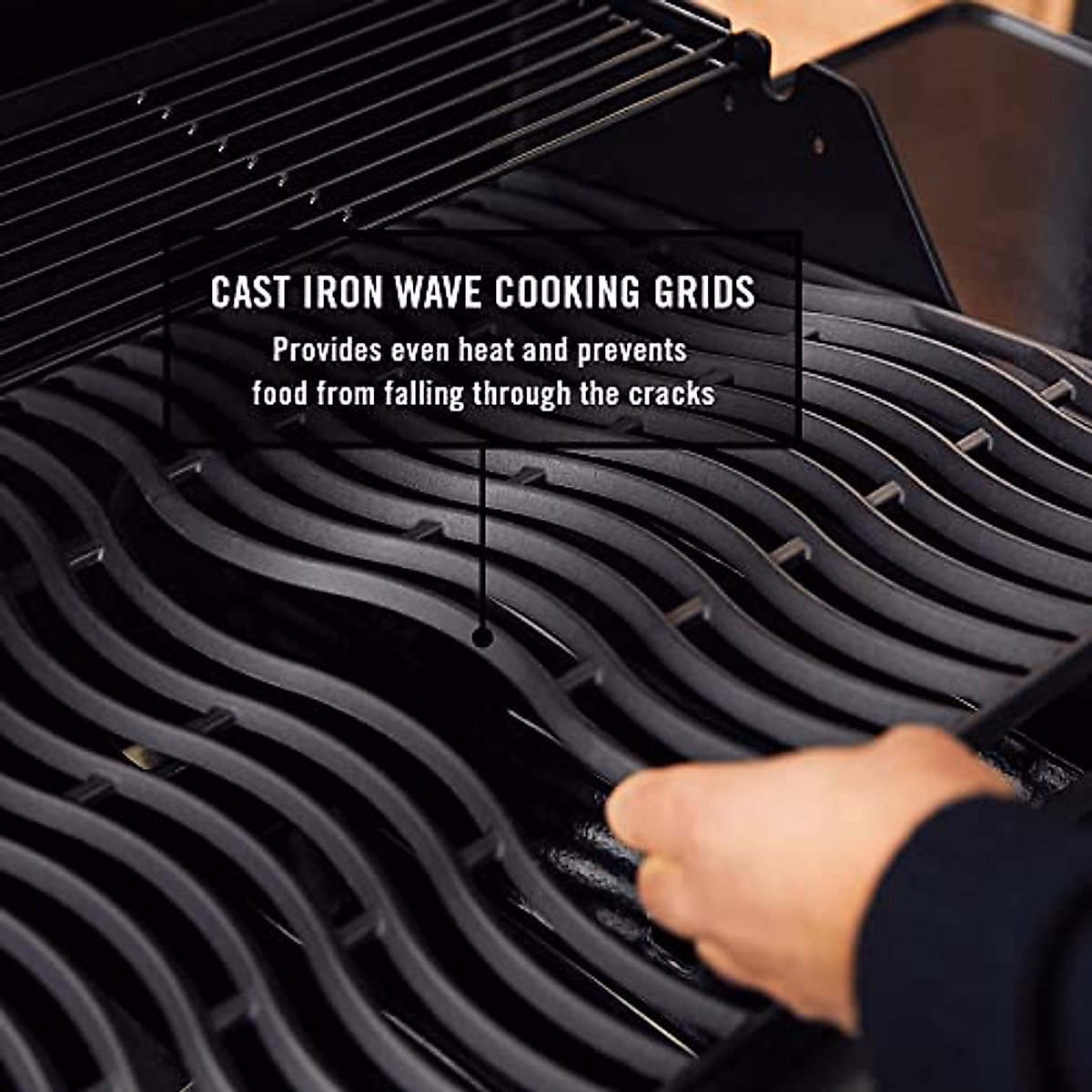 Napoleon Freestyle 425 - F425DSBPGT-ECP - Graphite, Porcelain Enamel & Stainless, 4 Burner, Range Side Burner, Cast Iron Cooking Grids