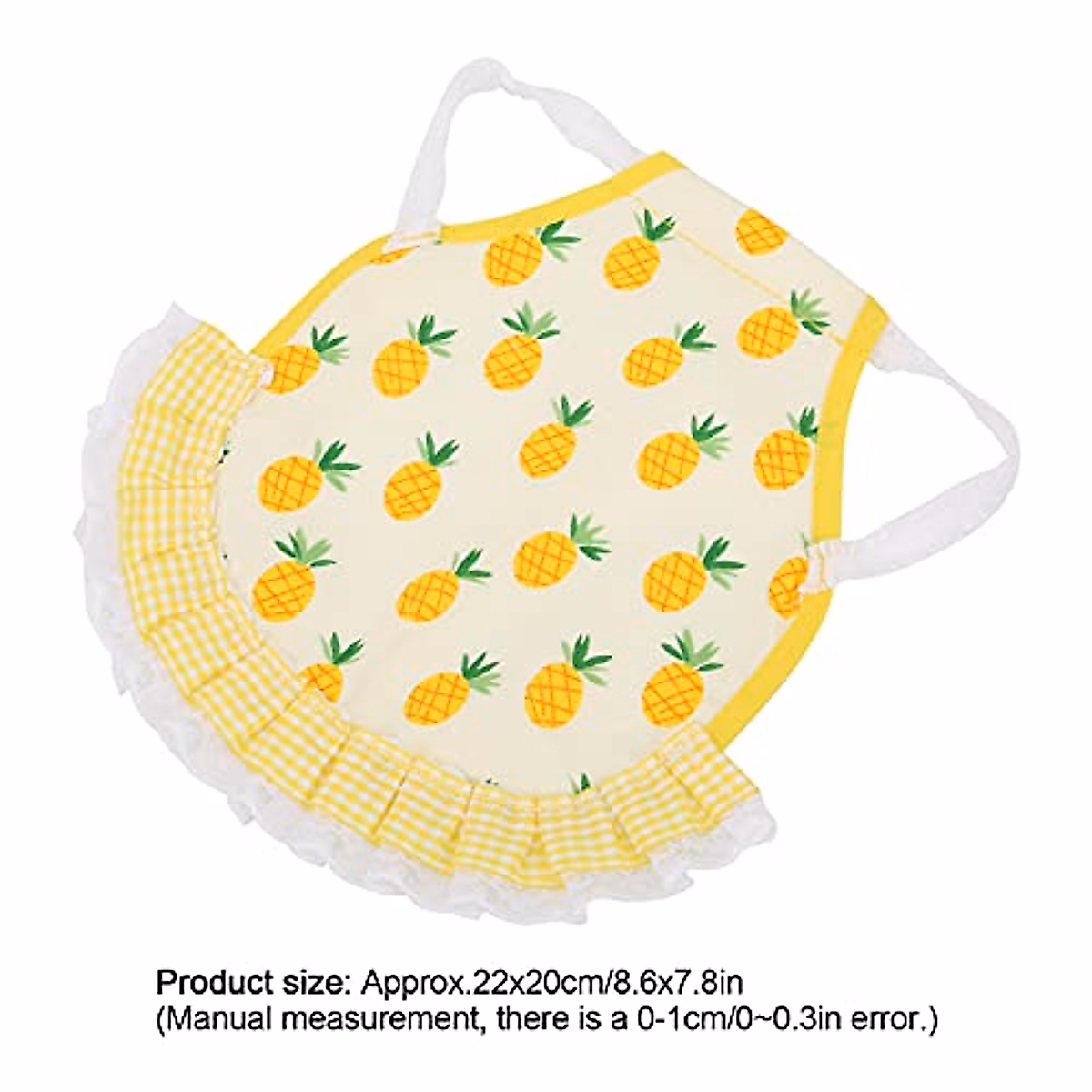 Pet Vest, Make The Chickens Feel Warm Hen Aprons Designed with Elastic Band Make The Feathers Grow Better for Home for Outdoors for Daily for Chicken(Pineapple)