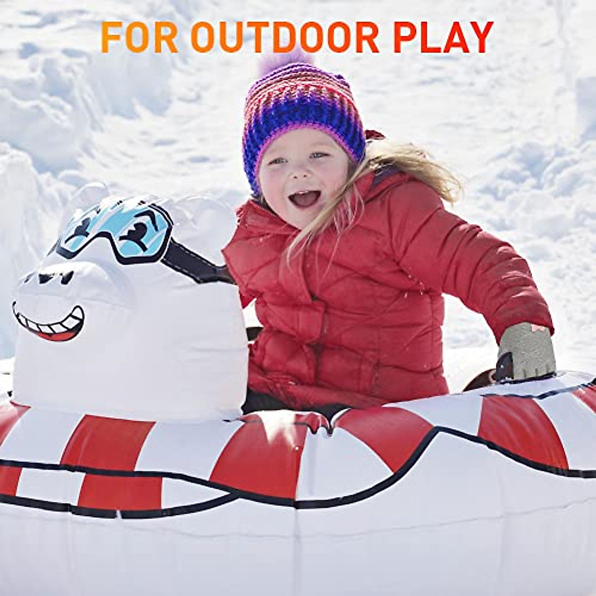 Winter Gloves for Toddler Kids - 3 Pairs Boys Girls Soft Warm Wool Lined Gloves Full Finger Children Thermal Knit Gloves (White/Pink/Grey, 5-12T)