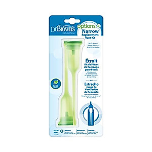 Dr. Brown’s Natural Flow® Options+™ Replacement Vent Kit, 2-Pack, Narrow