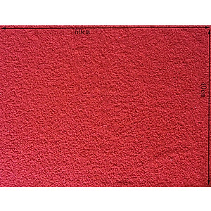 5pcs 19.7 x 15.8 Inches Red Solids DIY Fabric Teddy Short Plush Decorative Cloth Material Set Precut Bundle Patchwork Squares for Home Crafts Sewing Quilting