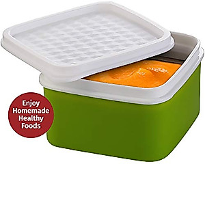 Baby/ Toddler/ Kids Stainless Steel Insulated Food Storage Container Small Leak Proof Lunch Box- 3 pk. 8 oz Snack Containers- Square Thermal Food Container With Airtight Lid On The Go, School, Daycare