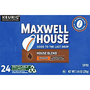 Maxwell House House Blend Medium Roast K-Cup Coffee Pods (24 ct Box)