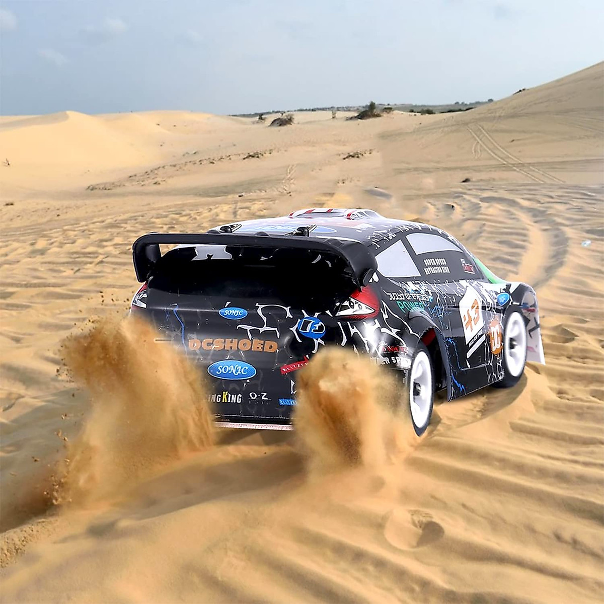 LEOSO Wltoys K989 RC Car 3pcs Upgraded 500mah Battery 1/28 RC Car 2.4G Remote Control Cars 4WD Tabletop Drift Rc Car 30km/h Mini RC Drift Car for Kids Gifts