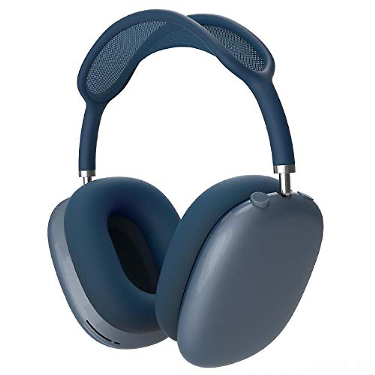 Geekria Silicone Earpad Covers Compatible with AirPod Max, Earpad Protector/Earphone Covers/Earpad Cushion/Ear Pad Covers/Headphone Covers, Easy Installation No Tool Needed (Dark Blue)