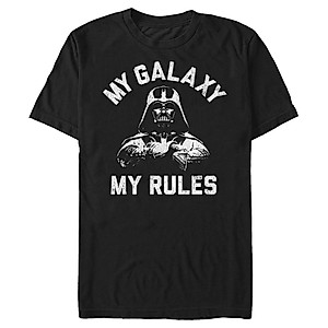 Star Wars Young Men's My Rules T-Shirt, Black, 3X-Large