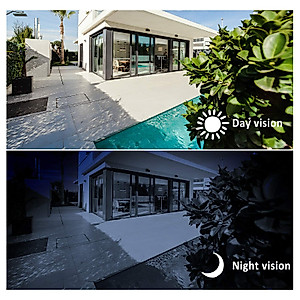 1296P WiFi Wireless Home Security Camera System, Kingvision 8CH NVR Video Surveillance Camera System Kit with 4Pcs 3.0MP Waterproof CCTV IP Cameras for Outdoor/Indoor