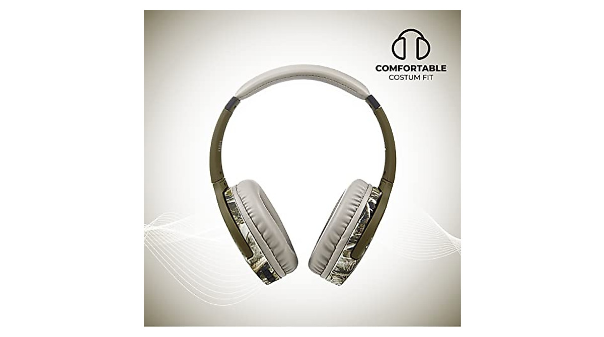 Altec Lansing Stream Wireless Headphones with Deep Bass & 12H Battery