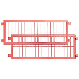 Origami Connection Bridge Racks for R3 Series 3-Shelf Small Storage Rack | Extend Your Racks 31 inches | (2 Pack) - Coral