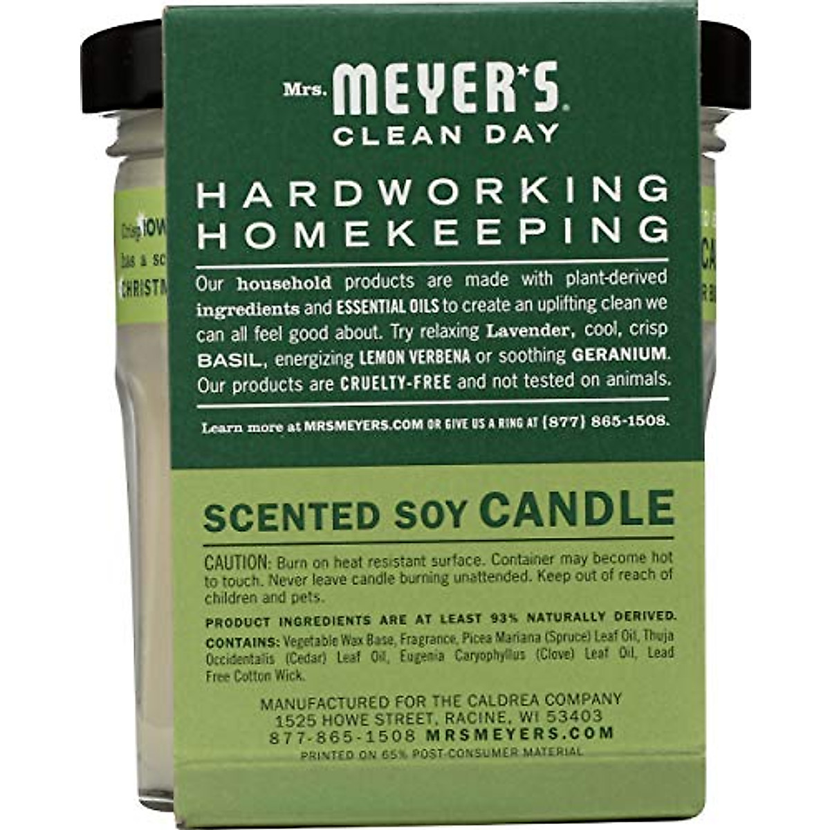Mrs. Meyers Clean Day Candle - Iowa Pine, 4.90-Ounce (Pack of 2)