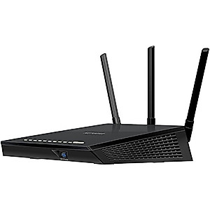NETGEAR Smart WiFi Router with Dual Band Gigabit for Amazon Echo/Alexa - AC1750, R6400-100NAS (Renewed)