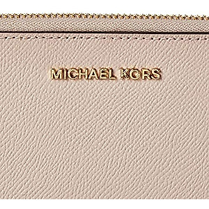 Michael Kors Jet Set Travel Large Flat Multifunction Women's Leather Phone Case Soft Pink One Size