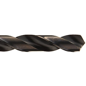 Chicago Latrobe 57728 150 High-Speed Steel Jobber Length Drill Bit Set with Case, Black Oxide, 118 Degree Conventional Point, Combination, 115-Piece