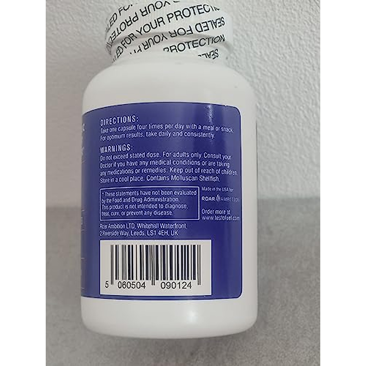 TestoFuel - 120 Testosterone Booster Pills for Men - 100% Natural Ingredients