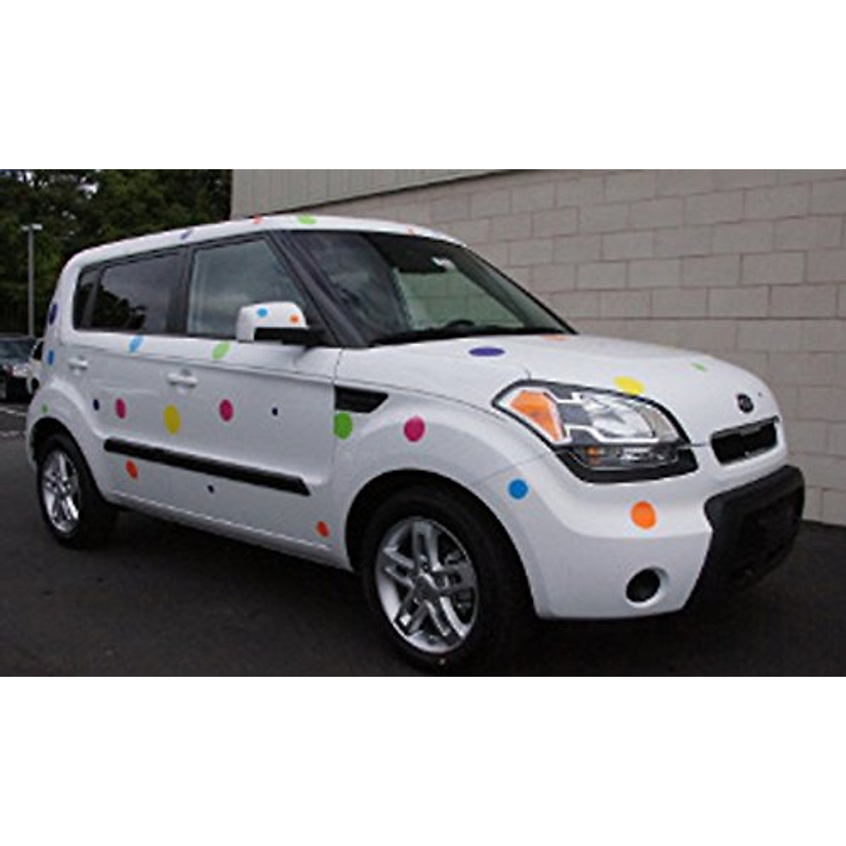 Polka Dot Wall Stickers, Wall Decor Stickers, Wall Dots, Vinyl Circle Room Dot Decals Wall Art Stickers for Bedroom Girls Room Peel and Stick Kids Room Decor (Yellow)