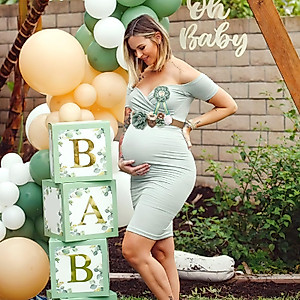 Sage Green Maternity Sash and Corsage Set Mom to Be Daddy to Be Corsage Greenery Theme Baby Shower Decorations Olive Green Belly Band Gender Reveal Party Gift Keepsake Pregnancy Photo Props