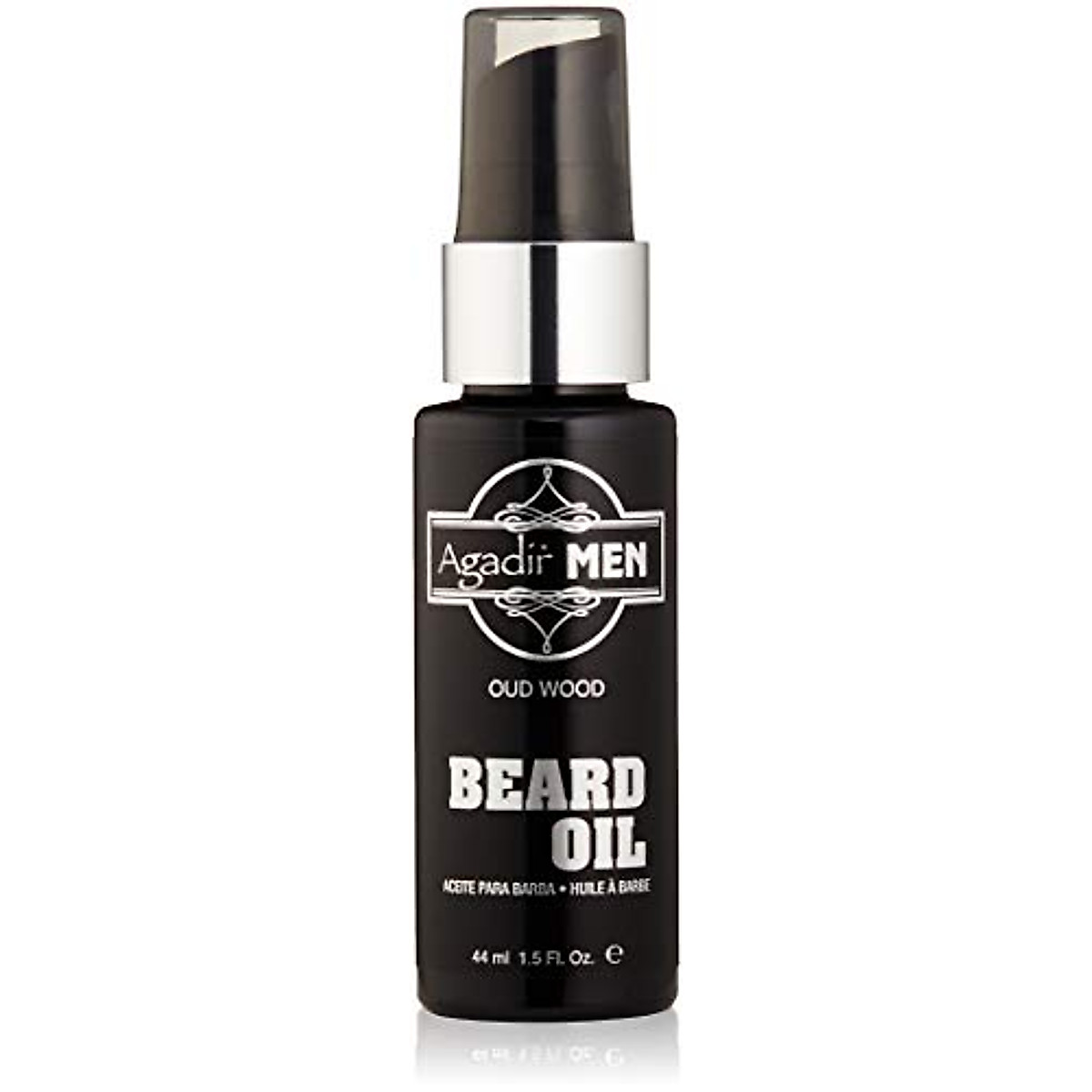 AGADIR Oud Wood Beard Oil, 1.5 Fl Oz