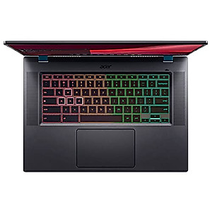 Acer Chromebook 516 GE 16" QHD Chromebook (Intel 12th Gen Core i5-1240P, 8GB RAM, 256GB PCIe SSD, RGB Backlit) Cloud Gaming & Business Laptop, WiFi 6E, RJ45, FHD Webcam, IST Cable, Chrome OS - 2023