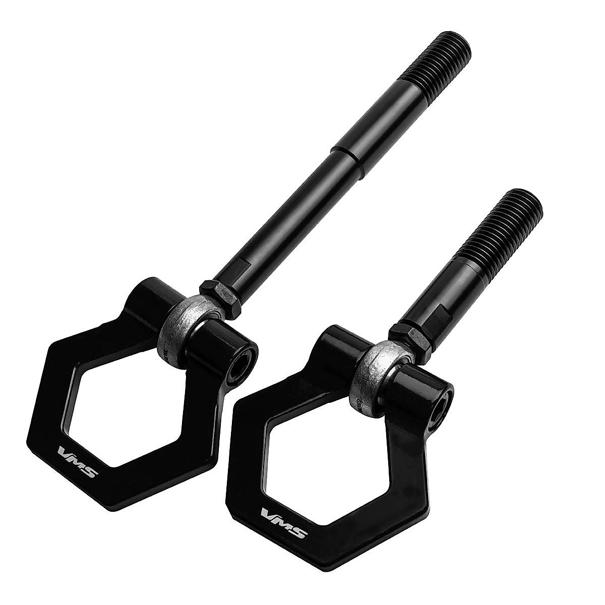 VMS RACING Front and Rear Tow Hook in Black Compatible with Chevy Chevrolet Corvette C7 Z06 ZR1 Stingray Oval Track 14-19 2014-2019