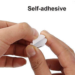 200pcs 25mm/1 inch Wiggle Googly Eyes with Self-Adhesive Round Black & White Eyes for DIY Arts Craft Supplies Party Decorations