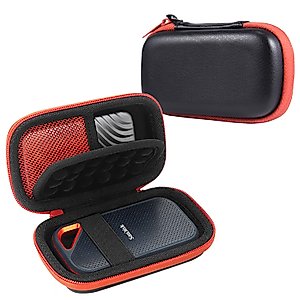 Leayjeen Hard Drive Case Compatible with Sandra Ultimate Portable Solid State Drive SSD SDSSDE30/61/81 500GB 1TB 2TB 4TB Protective Storage Case (Case Only)