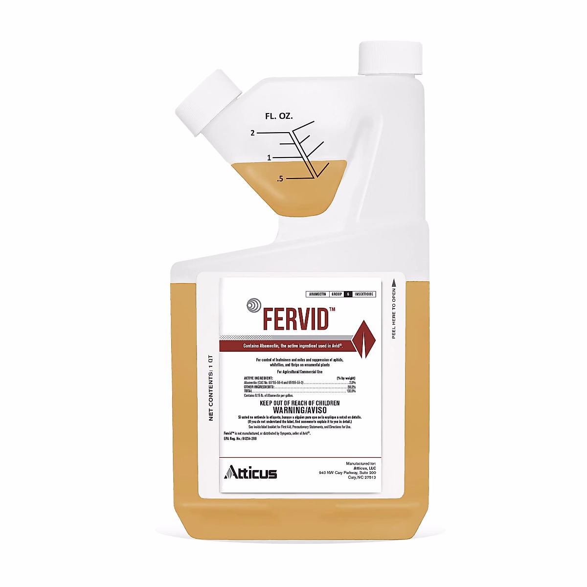 Fervid Insecticide/Miticide (32 OZ) by Atticus - Compare to Avid - Abamectin 2.0%