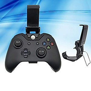 2Pc Universal Phone Mount Bracket Gamepad Controller Clip Stand Holder for One Game Handle (Black) Cell Phone Automobile Accessories