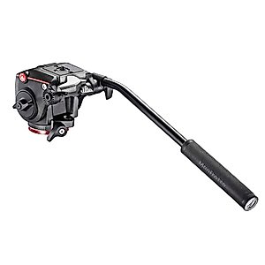 Manfrotto XPRO Fluid Head with Fluidity Selector, Professional Tripod Head for Mirrorless, DSLR and Video Camera, for Professional Photography, Content Creation, Vlogging and Videomaking, Payload 5 kg