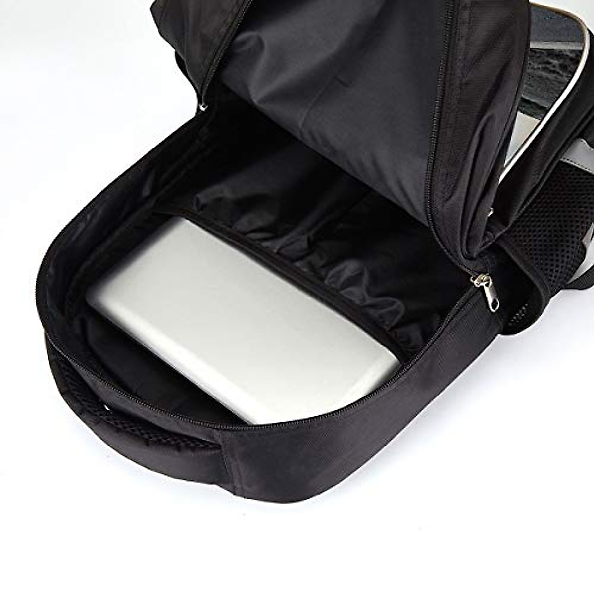 Prime Leader Unisex Durable School Backpack- Tornado with Lightning, Lightweight Oxford Fabric School Bags with Reflective Strip Daypack Laptop Bags