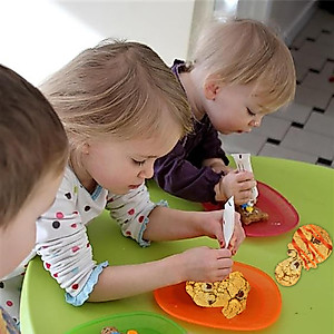 TINGSING Baby Shower Cookie Cutters 7 Pieces Set Onesie, Bib, Rattle, Baby Bottle, Baby Carriage, Baby Pants, Baby Foot Biscuit Cookie Cutter, Fondant Molds for Baby Shower Birthday Party