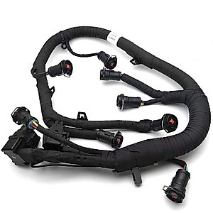 FICM Engine Fuel Injector Complete Wire Harness Compatible with for Ford Powerstroke 6.0L Diesel 2003, 2004, 2005, 2006, 2007 F250 F350 F450 F550 Excursion, Replacement# 5C3Z-9D930-A, 5C3Z9D930A