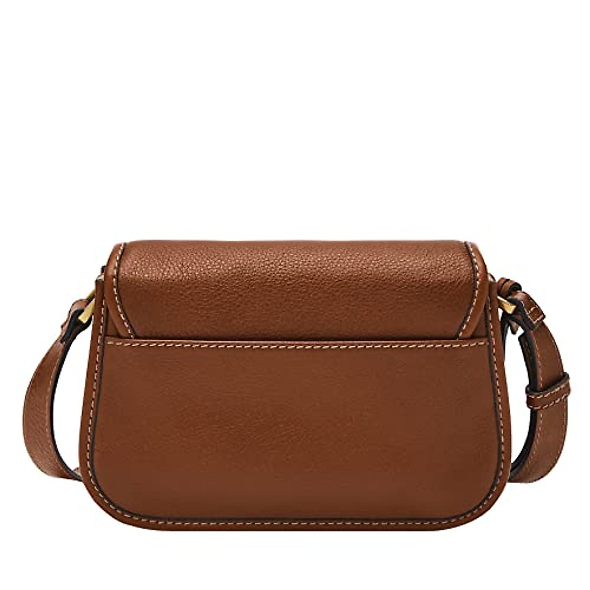 Fossil Women's Heritage Leather Mini Flap Crossbody Purse Handbag