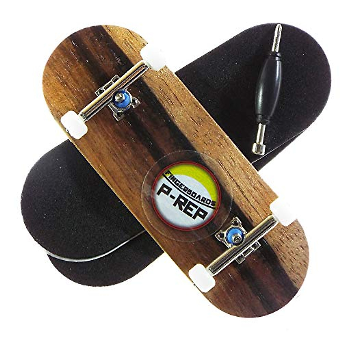 P-REP Ebony - Solid Performance Complete Wooden Fingerboard (Chromite, 34mm x 97mm)