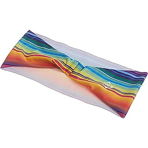 Bondi Band Colorful Stripes Moisture Wicking 4" Headband