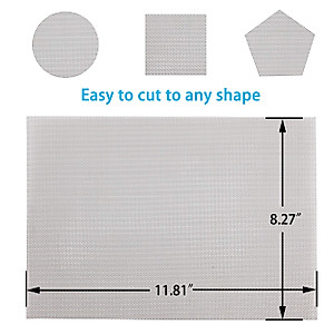 4 Pack - 304 Stainless Steel Woven Wire Mesh Screen, Air Vent Mesh, 11.8“ X 8.27“（300 x 210mm) 1mm Hole 20 Mesh, DIY Project, Easy to Cut and Resistant to Rust