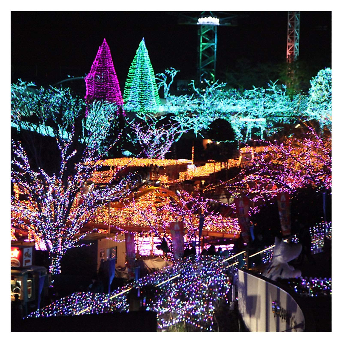 LIUPENGWEI 24V Low Voltage Fairy Lights, 10M 100LED Waterproof String Lights Long LED Outdoor Garden Lights Christmas Lights Lighting 8 Operation Modes For Patio Party Wedding Yard Trees Home garden G