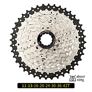 BOLANY Bike 8/9/10 Speed Cassette 11-25T/32T/36T/40T/42T/46T/50T Fit for MTB Bike, Road Bicycle, Lightweight Freewheel, Compatible with Shimano SRAM Sunrace
