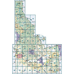 Idaho Road & Recreation Atlas - 7th Edition, 2022 (Benchmark Road & Recreation Atlases)