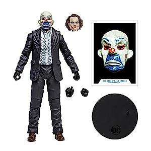 McFarlane Toys Batman The Dark Knight Trilogy The Joker Bank Robber Gold Label SDCC 2023 Exclusive Figure, Green