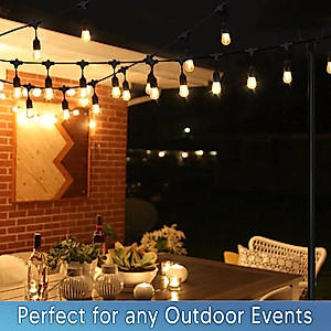 APEX LIFE String Light Poles for Outdoor Deck or Patio | 2 Pack 9FT | Black Powdered Steel Pole for Lights 5-Prong + Flat Base Options | Great for Wedding Garden Cafe Party Backyard