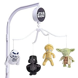 Lambs & Ivy Star Wars Classic Musical Baby Crib Mobile Soother Toy