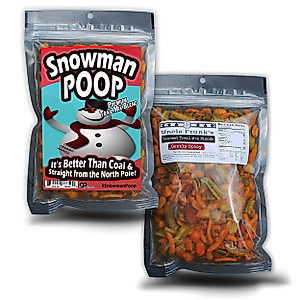 Snowman Poop Trail Mix - Holiday Food Gifts for Teens and Adults - Gourmet Trail Mix, Funny Stocking Stuffer, Made in the USA