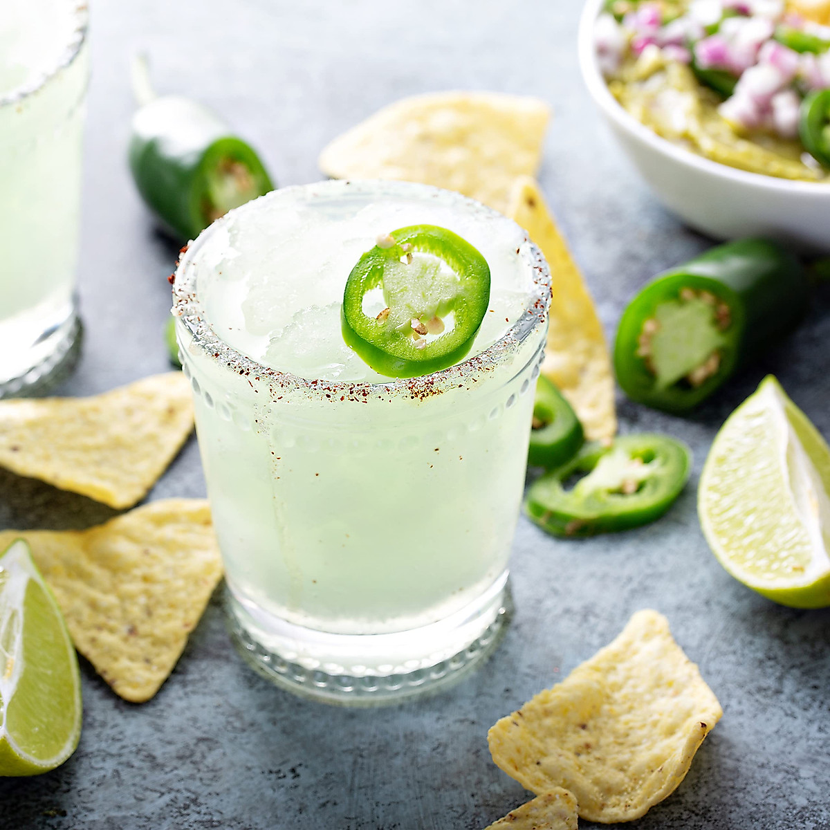 Nostalgia 64-Ounce Margarita Maker & Slushie Machine Easy-Flow Spout, Perfect for Slushies, Daiquiris, and Margaritas, Red