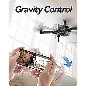 Holy Stone Drone for Adults with 1080P HD Camera, HS430 RC Aircraft Quadcopter with WiFi FPV Live Video for Beginners, Circle Fly, Throw to Go, Toys for Adults or Beginners, 2 Batteries 26 Mins, Easy to Fly, Black
