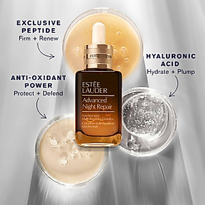 Estée Lauder Advanced Night Repair Duo Face Serum Synchronized Multi-Recovery Complex with Hyaluronic Acid & Peptides | Anti Aging & Hydrating, 1.7 Fl Oz (Pack of 2)