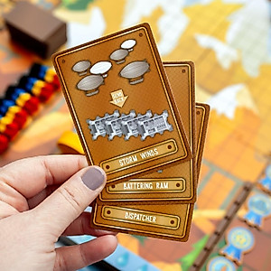 Whistle Mountain, Strategic Board Game, Tile Laying, Worker Placement Game Fun Game for Adults