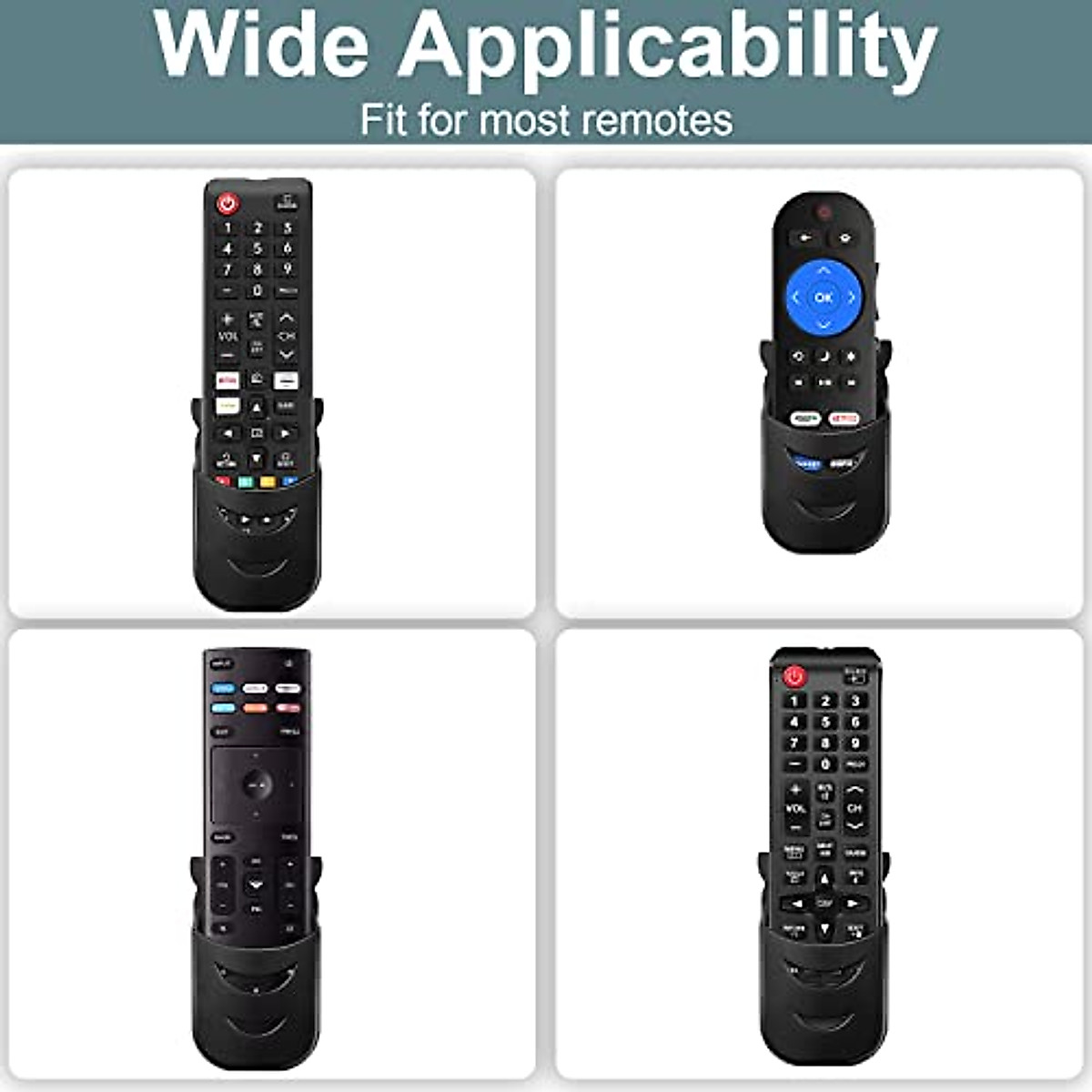 Universal TV Mount Screws Kit for Samsung TCL Hisense LG Vizio Onn Sony Toshiba Insignia Westinghouse TV Mounting Hardware Kit wr Remote Holder, Includes M4 M5 M6 M8 Screws, for All TVs Up to 80"