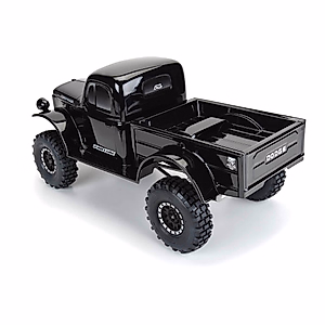 Pro-line Racing 1946 Dodge Power Wagon Black 12.3 WB Crawlers PRO349918 Car/Truck Bodies Wings & Decals